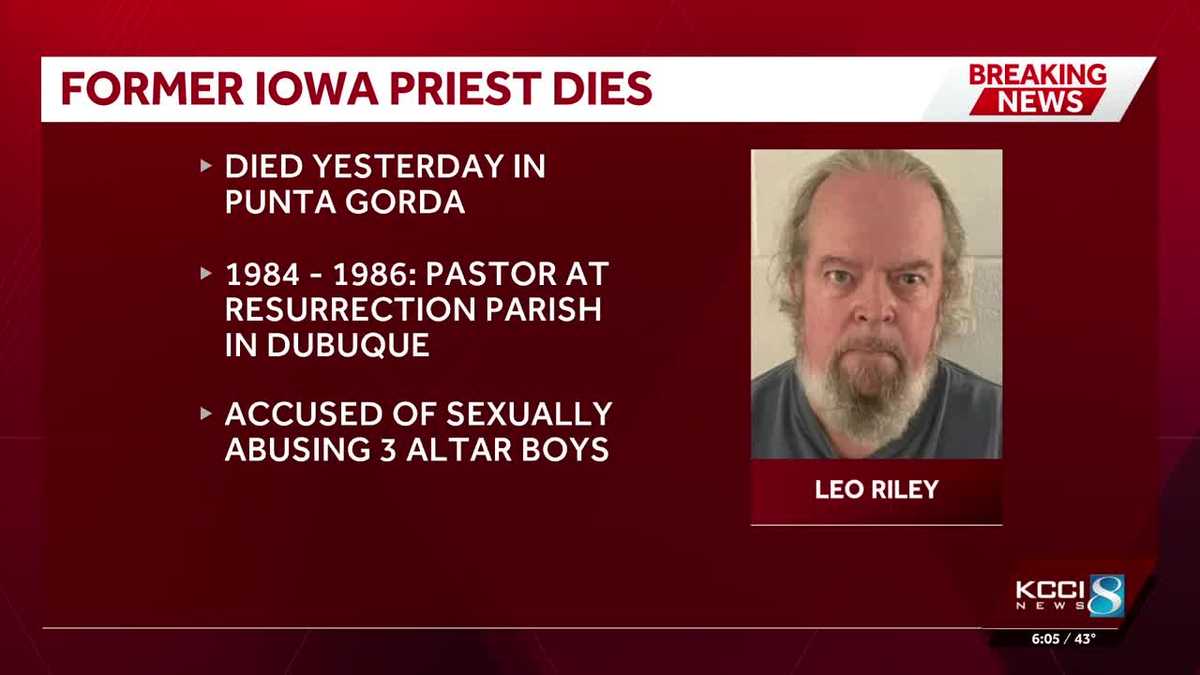 Former Iowa priest accused of abuse dies in Florida