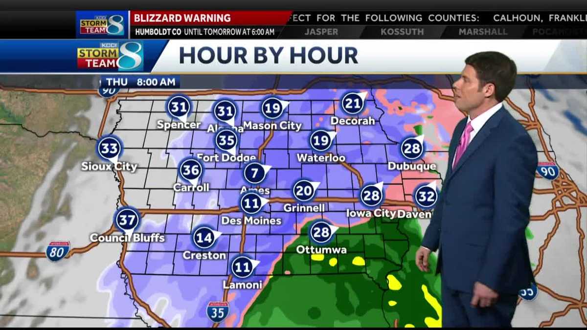 Blizzard Update: Freezing rain, snow and strong wind gusts ahead