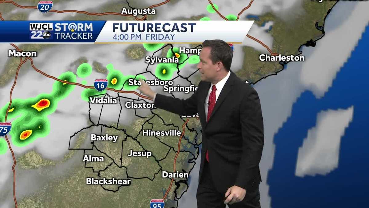 Possible record highs, isolated t-storms in the forecast