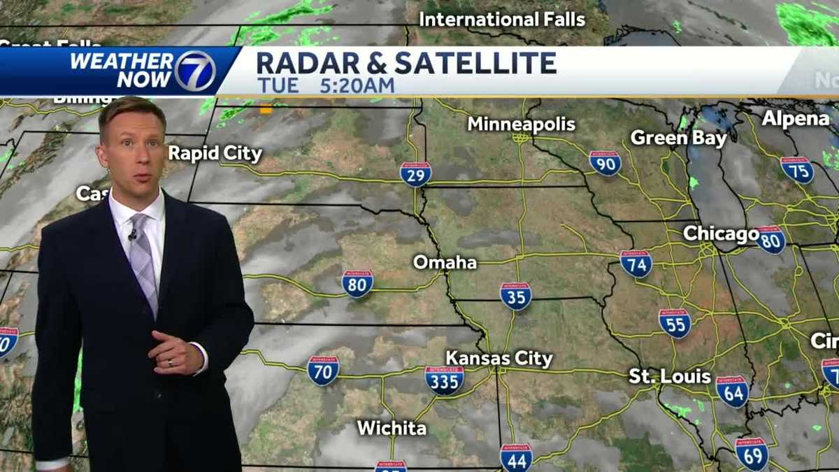 Staying hot, more humid Tuesday, storms possible tonight