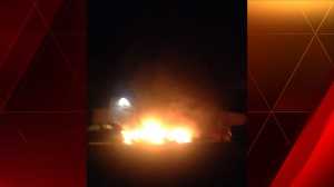 Lightning causes propane tanks to explode in Little Flock