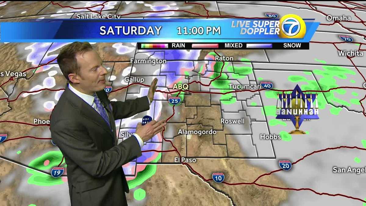 Byron Morton's Saturday morning forecast