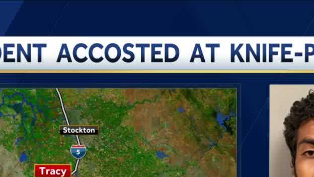 Man accused of trying to rob Tracy student at knifepoint