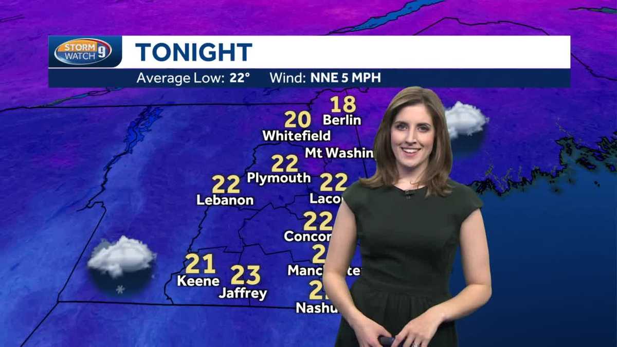 NH forecast video: Snow to end for most spots