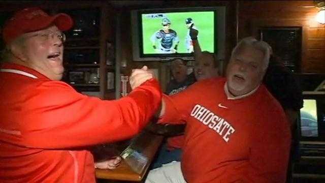 Husker fans get warm welcome in Columbus