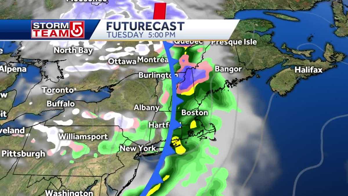 Video: Storms likely Tuesday, followed by winter-like chill