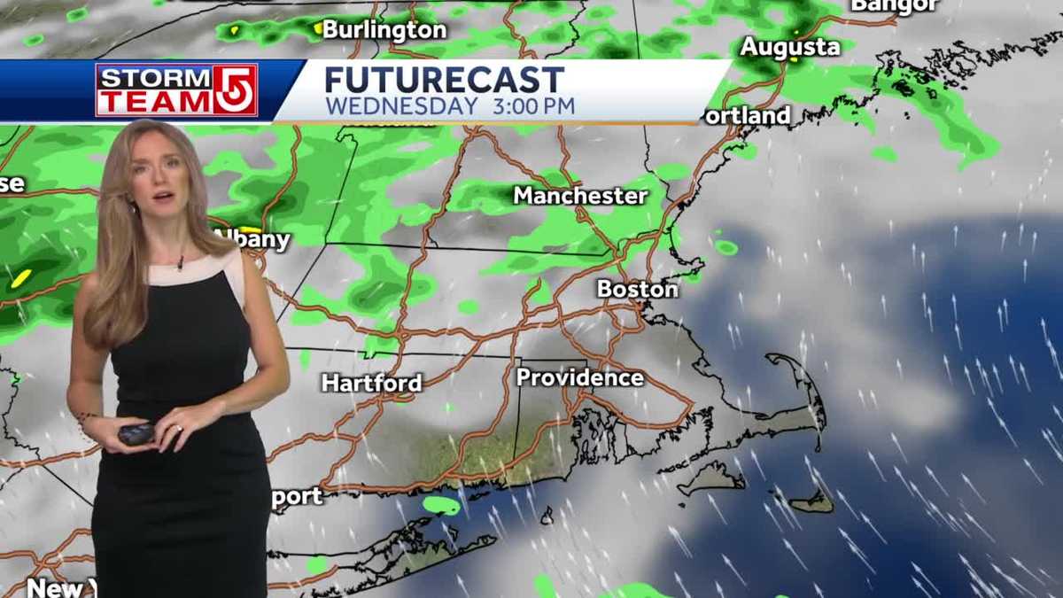 Video: Rains from Fred moving into area