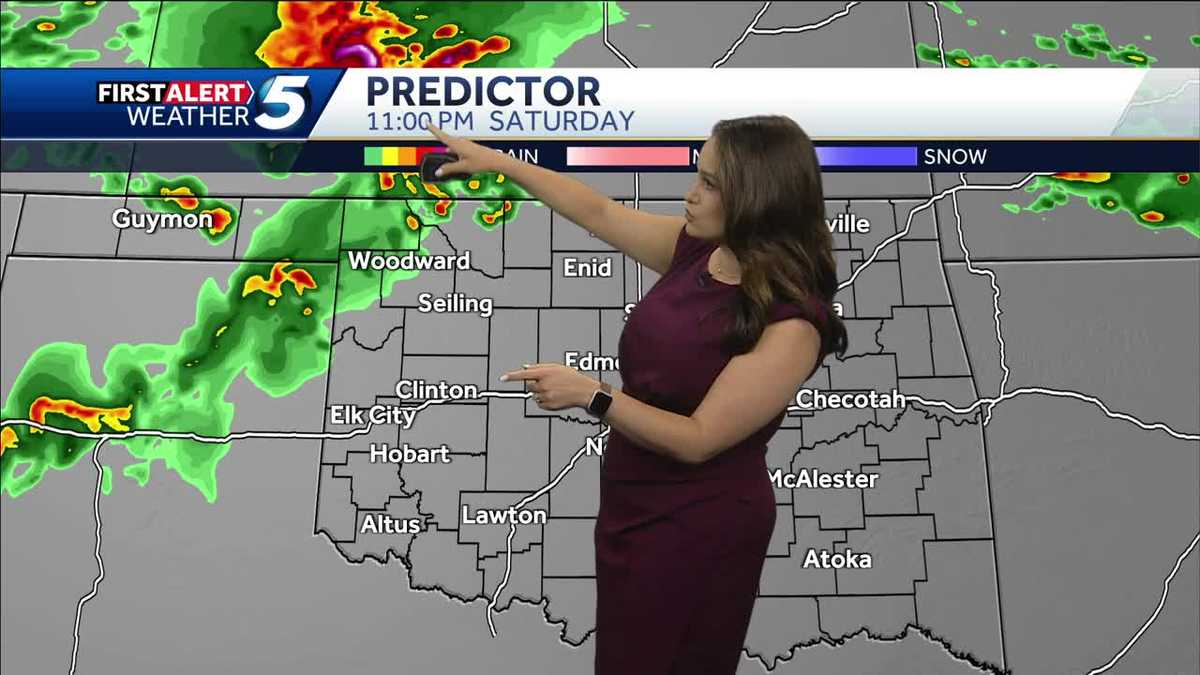FORECAST: Storm chance northern Oklahoma late tonight