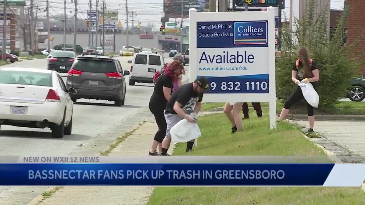 Bassnectar fans clean up city of Greensboro months after NYE concert
