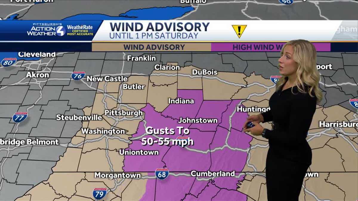 Wind Advisory Until 1PM