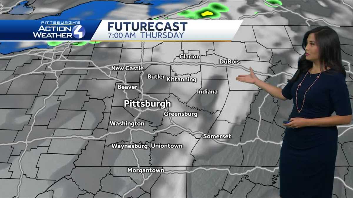 Partly cloudy and cold Thursday morning