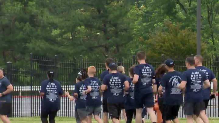 Dozens take part in Special Olympics Torch Run in Towson