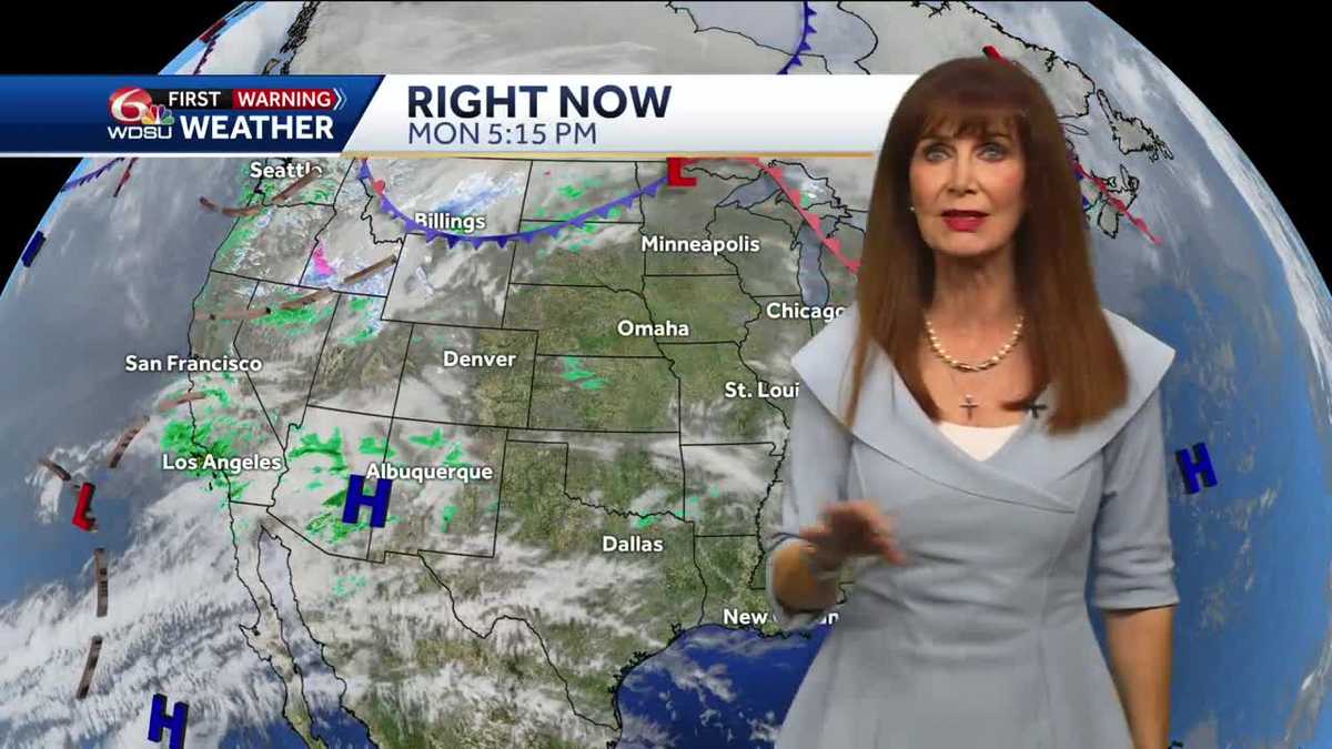 Cold front Wednesday