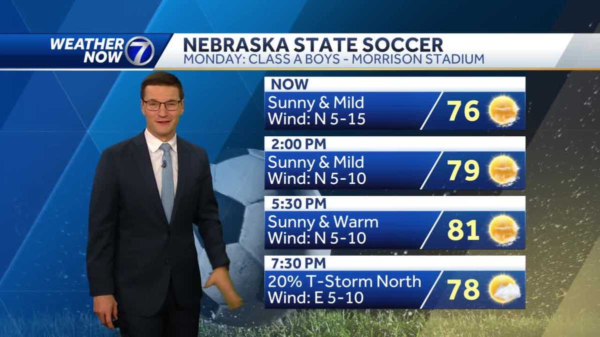 Omaha morning weather forecast for Monday, May 8