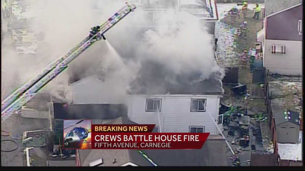 Large house fire breaks out in Carnegie