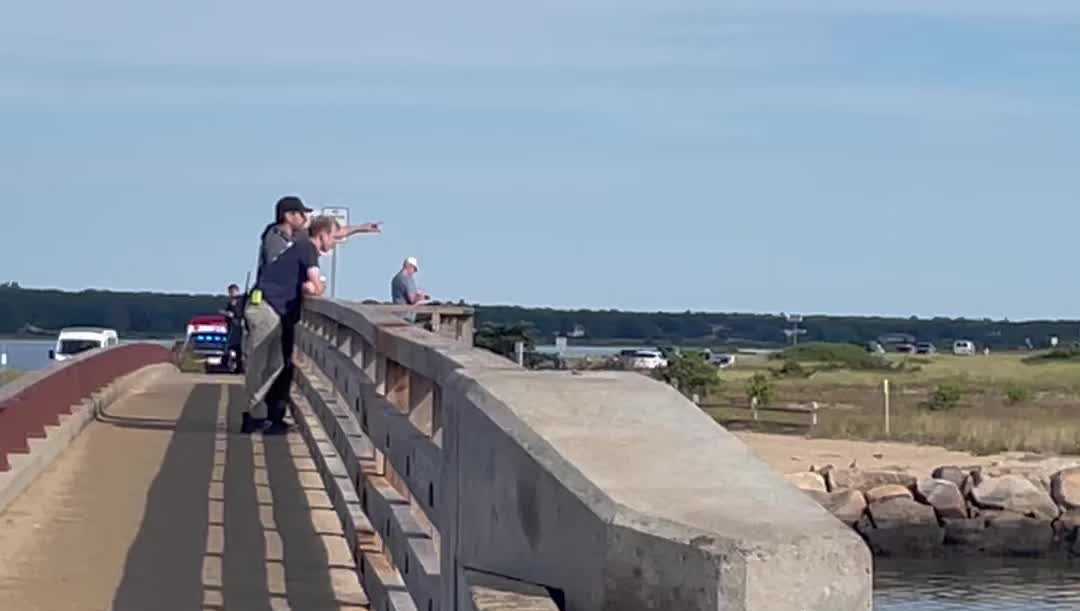 Search continues for man who jumped off 'Jaws' bridge