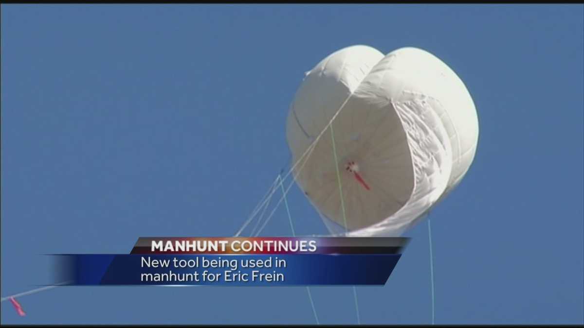 NEW: Police use surveillance balloon to search for Frein