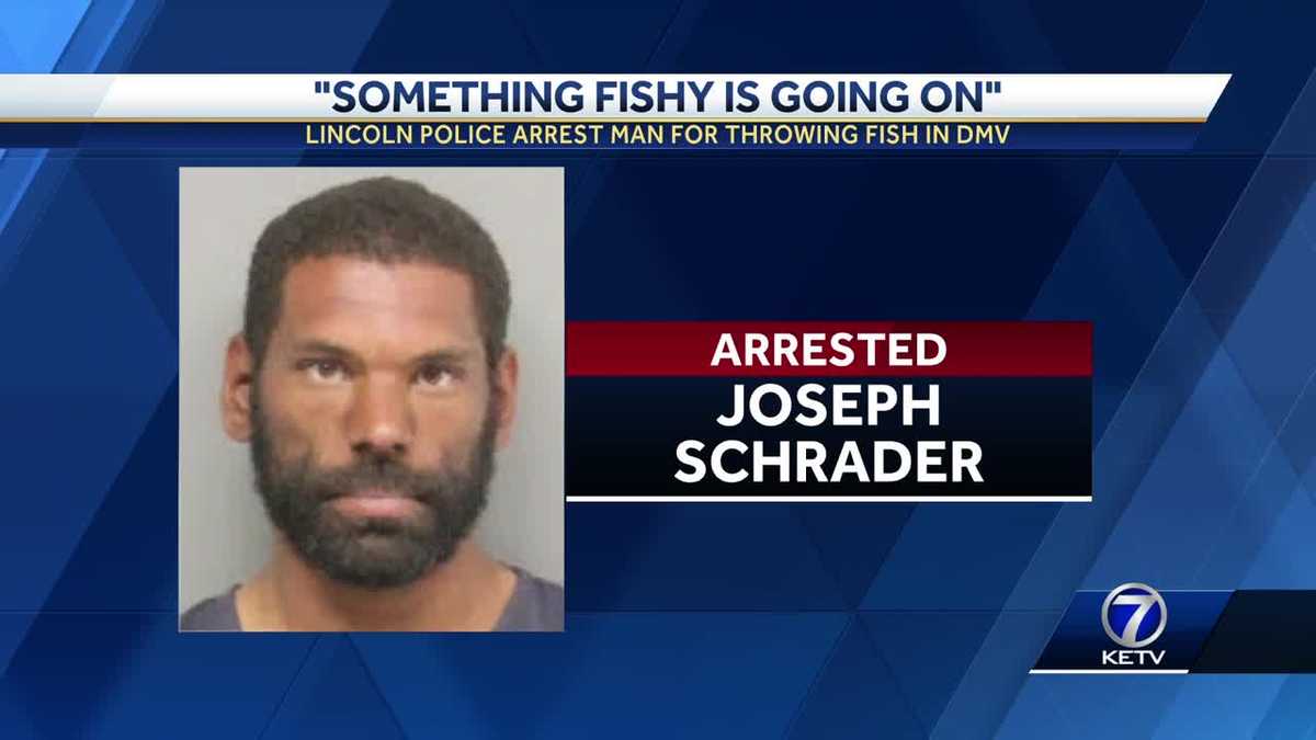 Lincoln police arrest man allegedly threw fish inside DMV