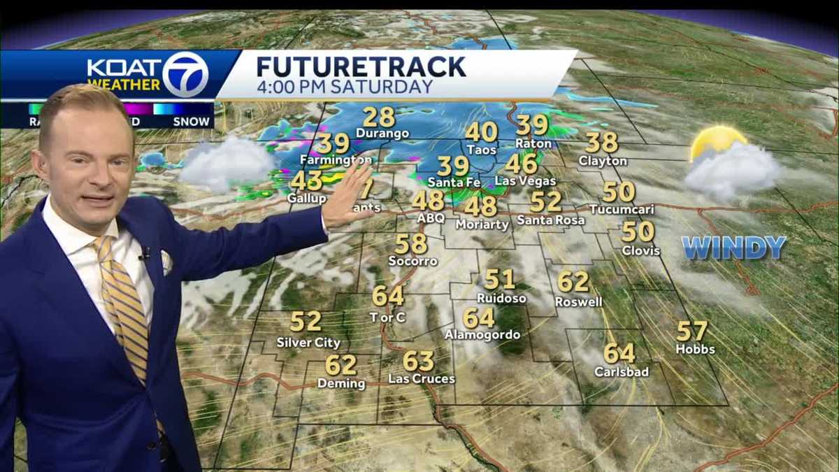 Wind, rain & snow on the way!