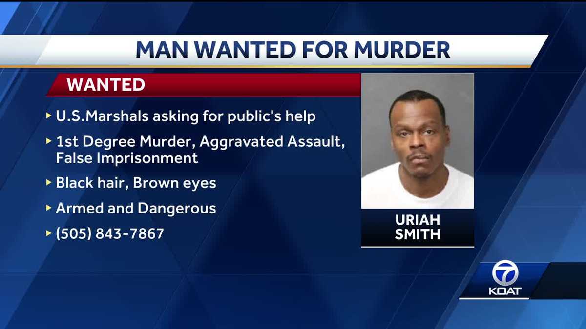Murder suspect wanted by federal law enforcement