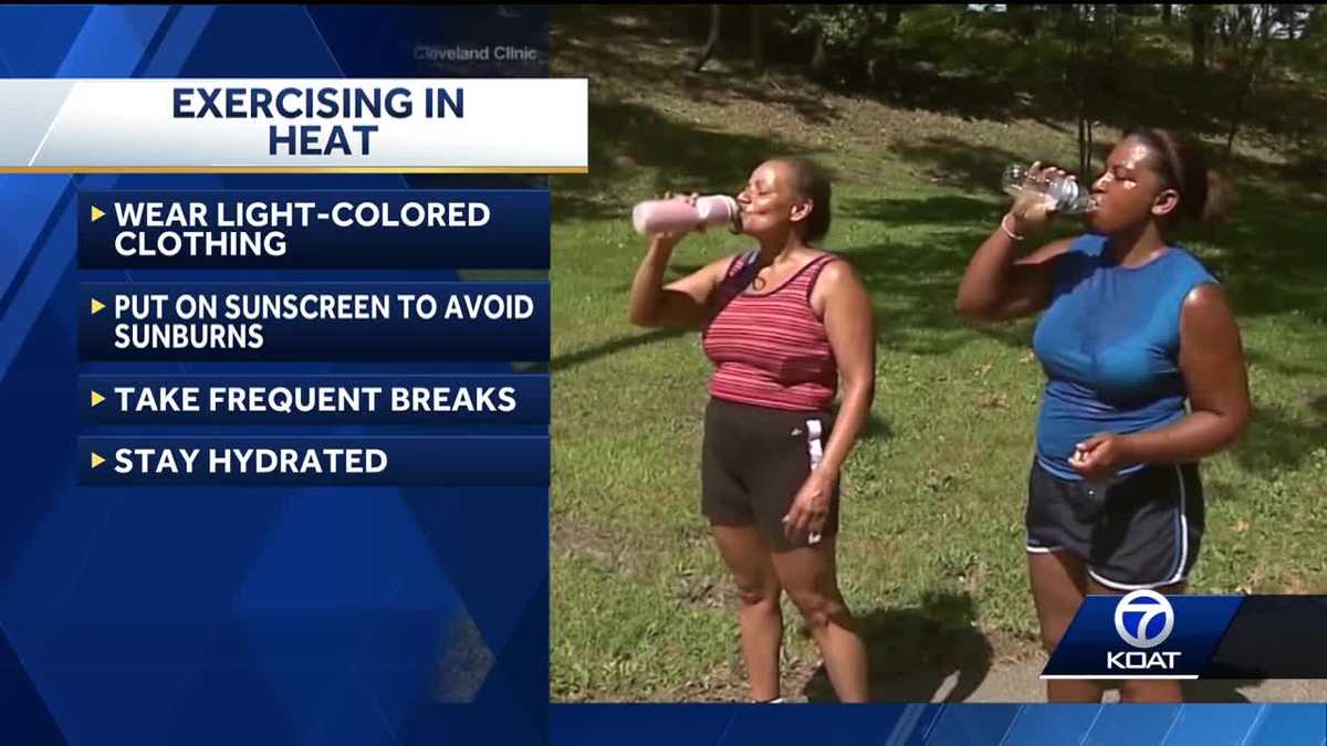 Safety exercising in the summer heat
