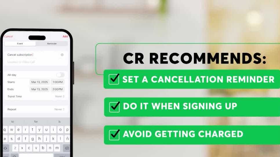 Consumer Reports | Cut your subscriptions, save your wallet