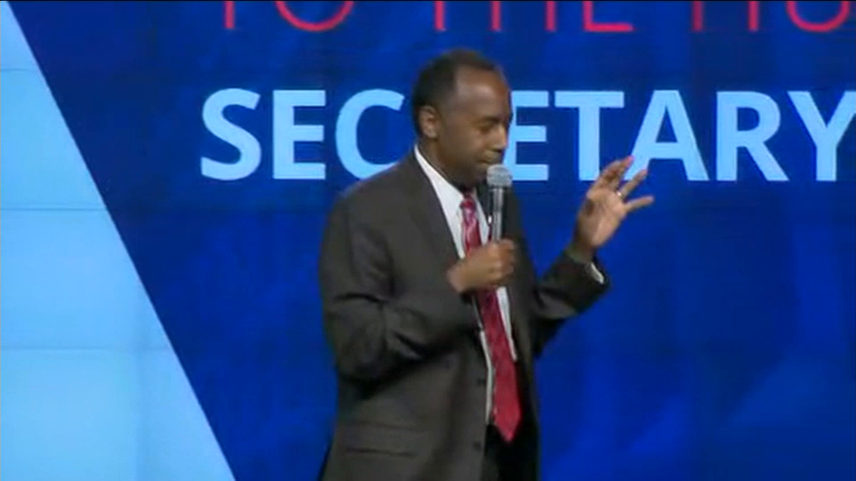 Ben Carson appears to compare slaves to immigrants in speech at HUD