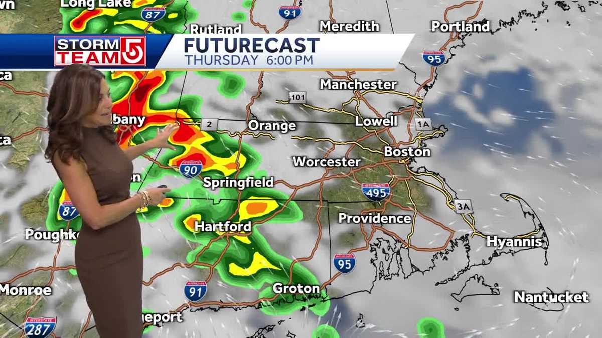 Video: 2 rounds of heavy rain today