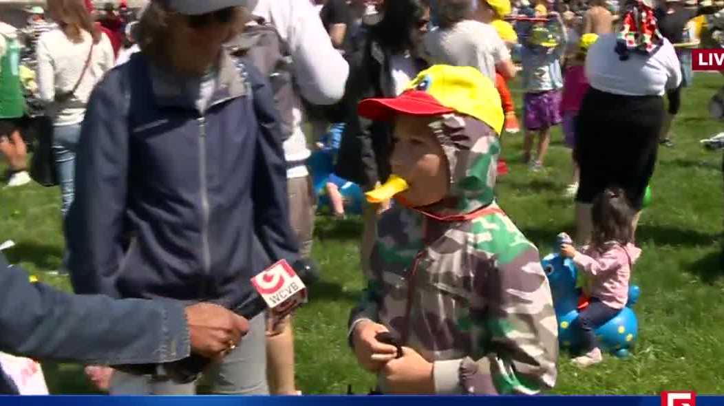 Duckling Day tradition returns to Boston Common, Public Garden