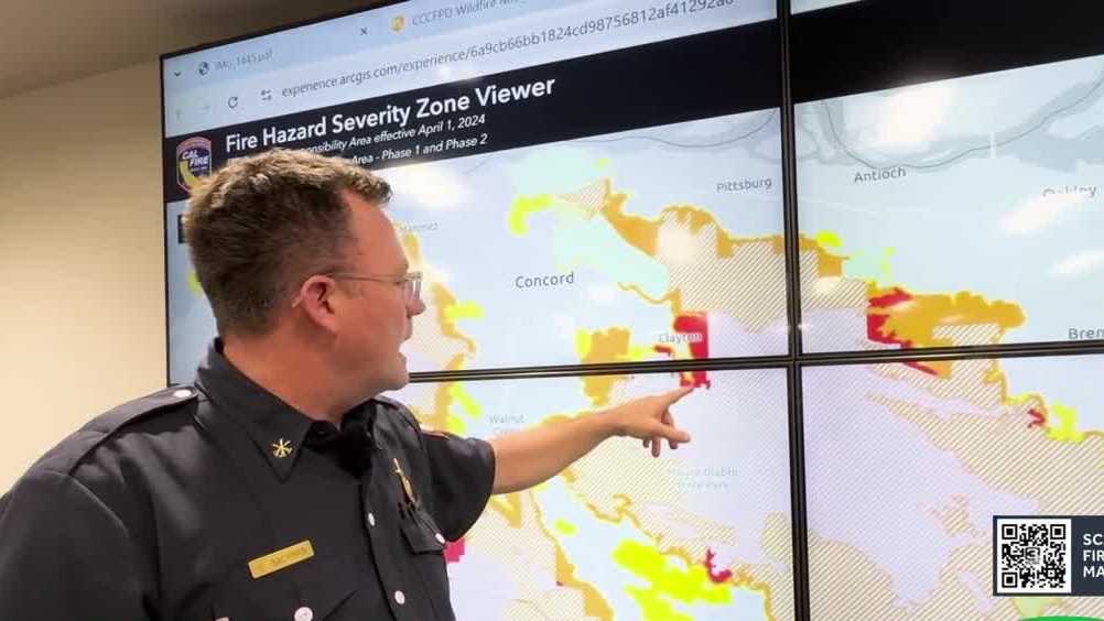 New Cal Fire maps show heightened fire danger in the Bay Area