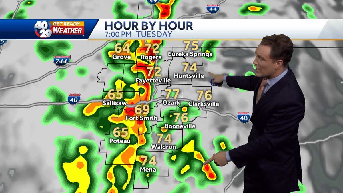 Severe storms moving in