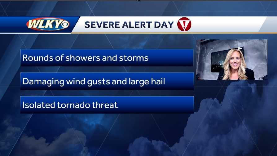 Severe Alert Day: More storms this Sunday