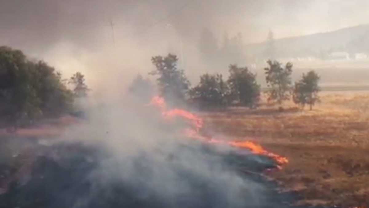 Wildfire in San Martin burns multiple structures