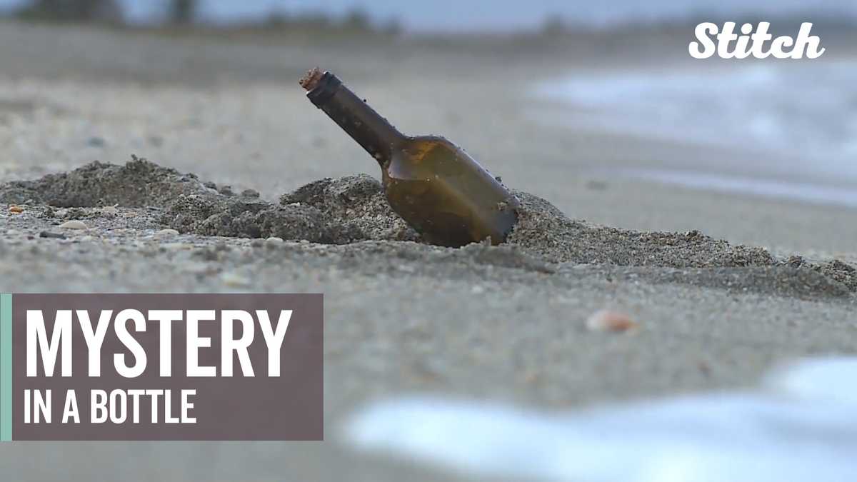 The mystery behind the love note in a bottle
