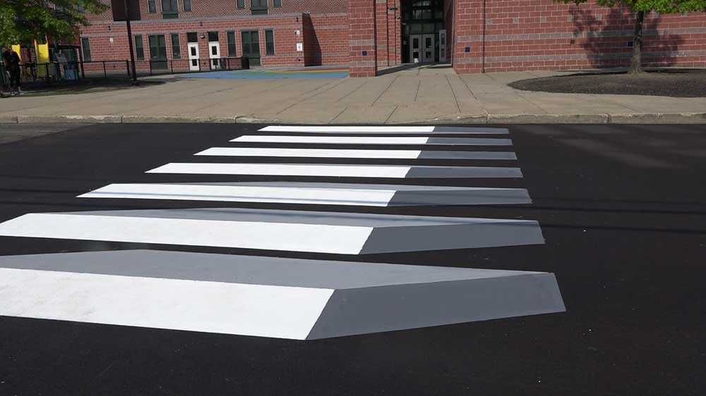 Second 3D crosswalk unveiled in Medford