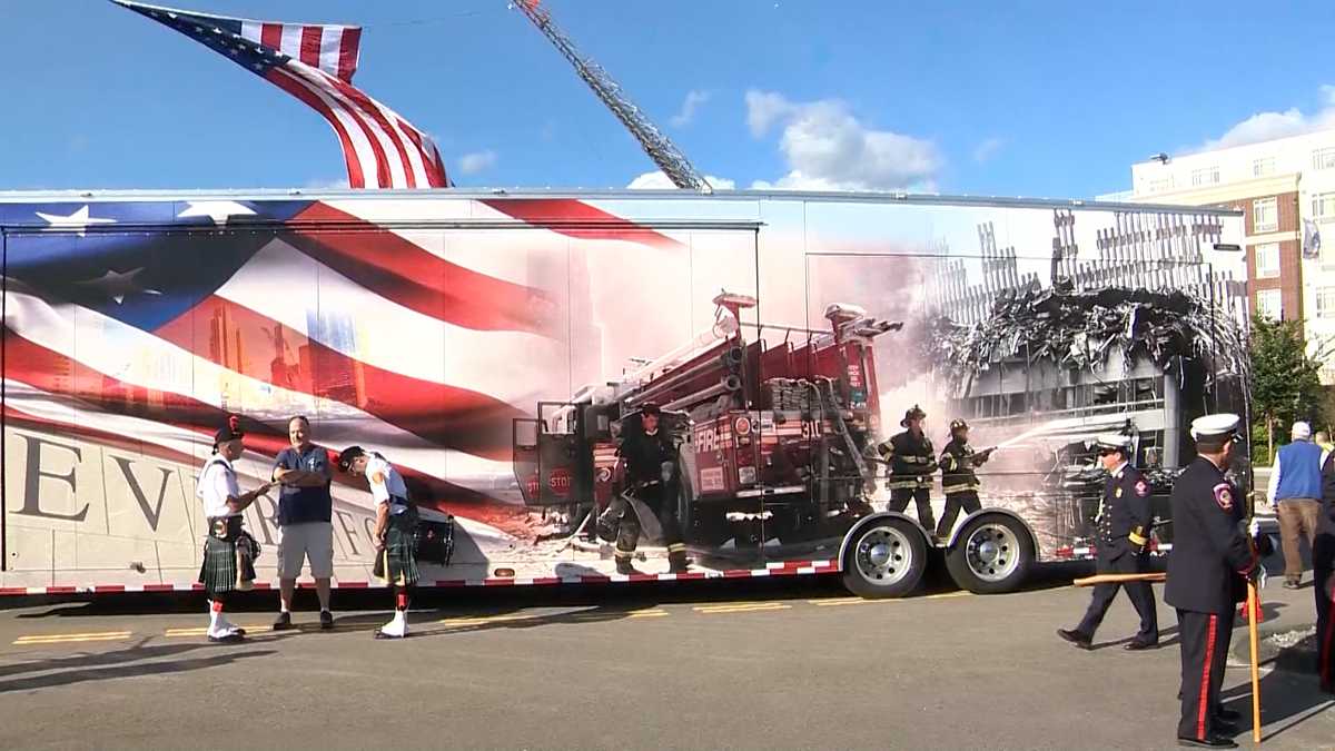 9/11 mobile exhibit makes stop in Quincy, Mass.
