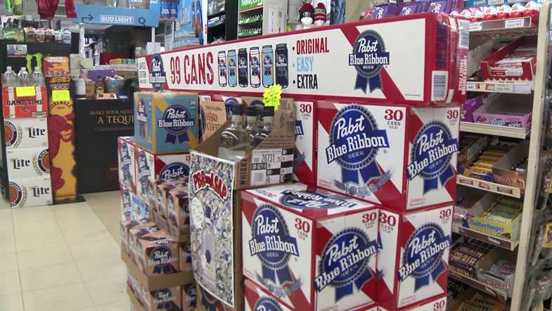 Raffle winner picks up 99-pack of PBR at Milwaukee liquor store