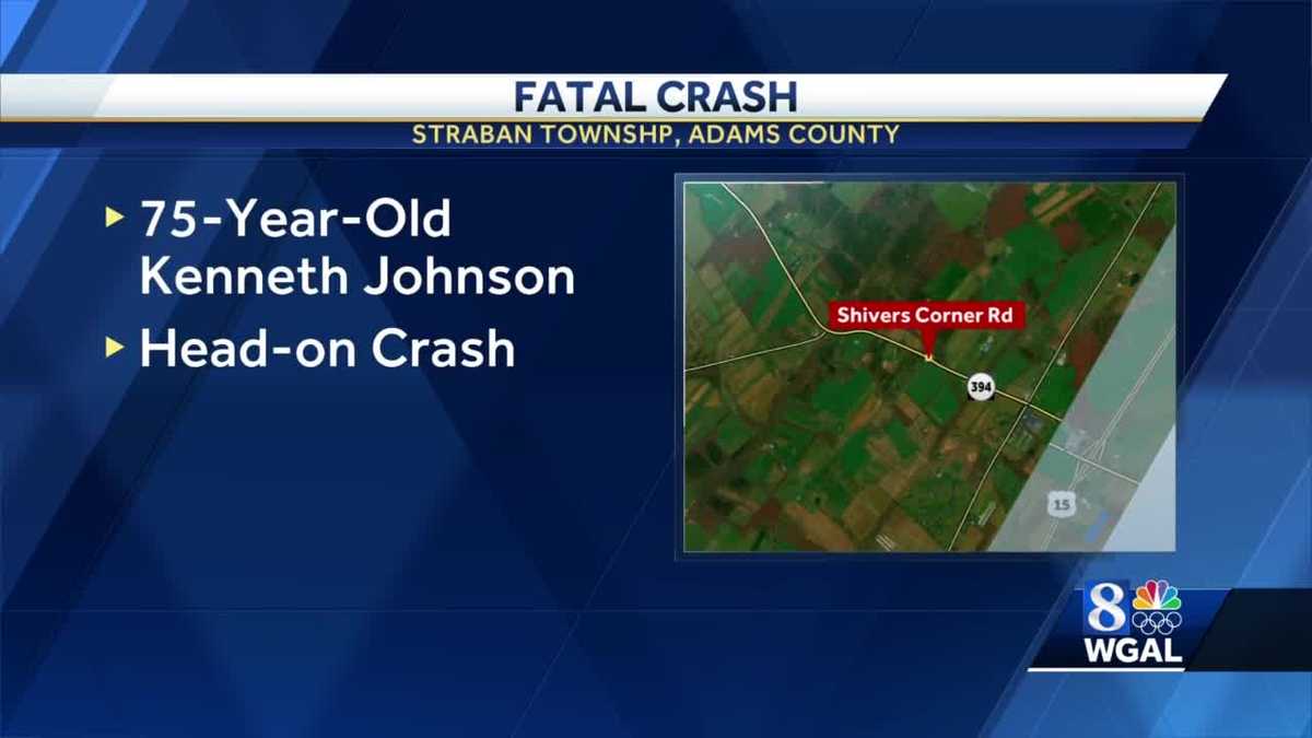Man killed in head-on crash in Straban Township
