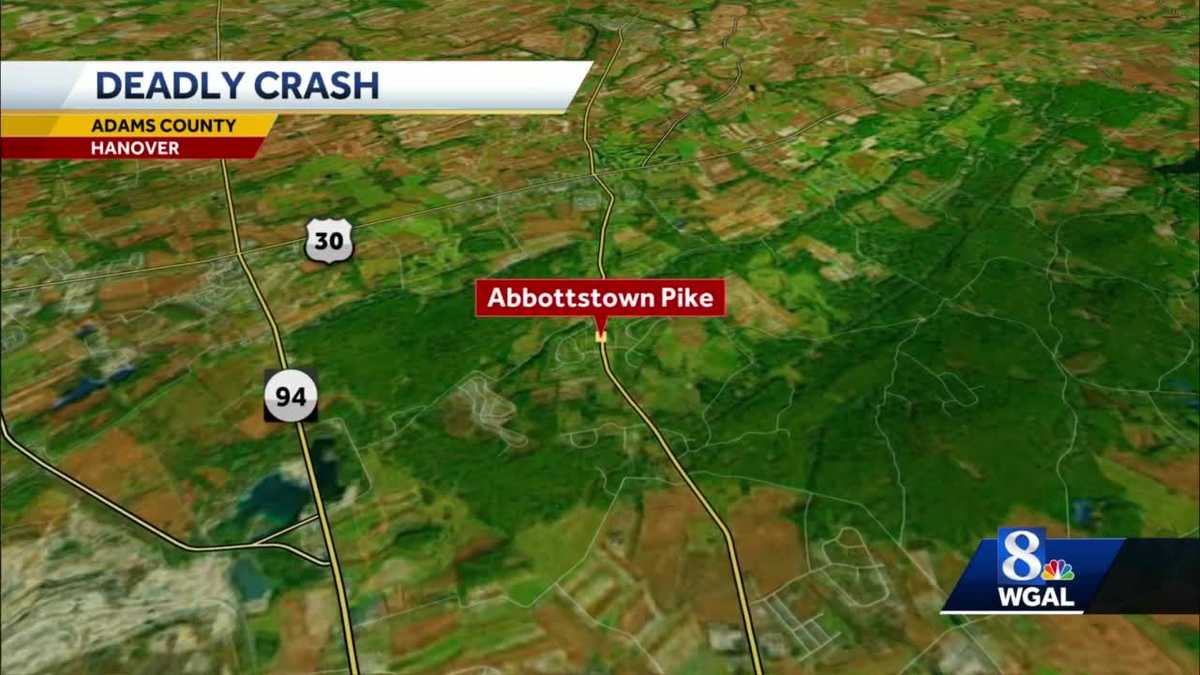 Coroner called to crash in Adams County, Pennsylvania