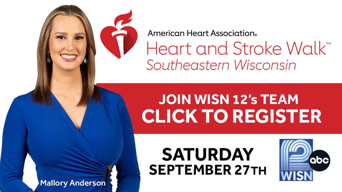 Join WISN 12 for the 2025 AHA Heart and Stroke Walk