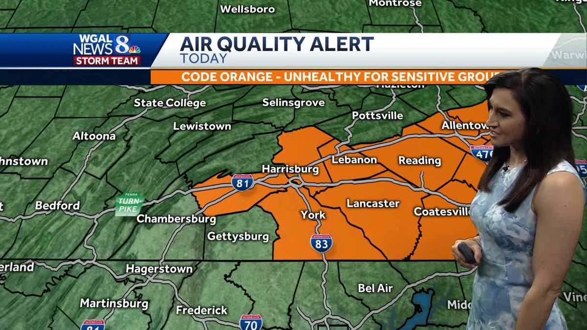 Code Orange Air Quality Alert Today Things Heat Up This Weekend