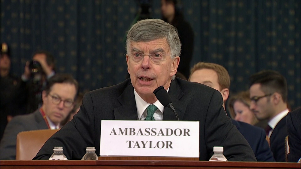 US ambassador to Ukraine testifies as impeachment hearings begin