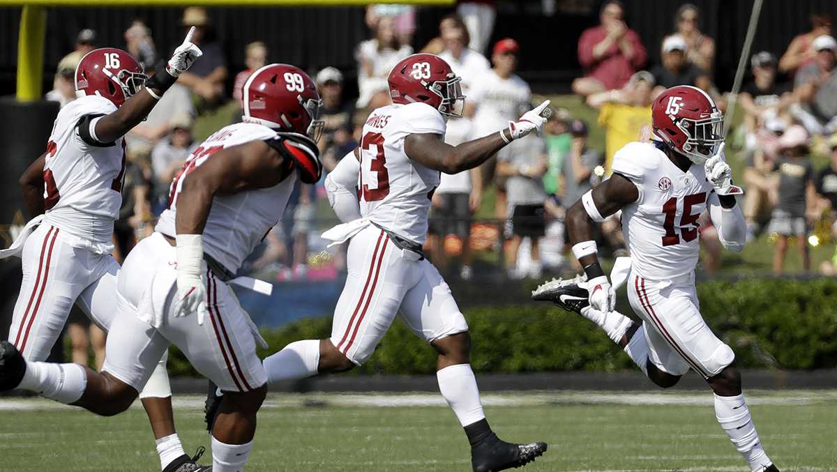 Highlights from Alabama's 59-0 win at Vandy