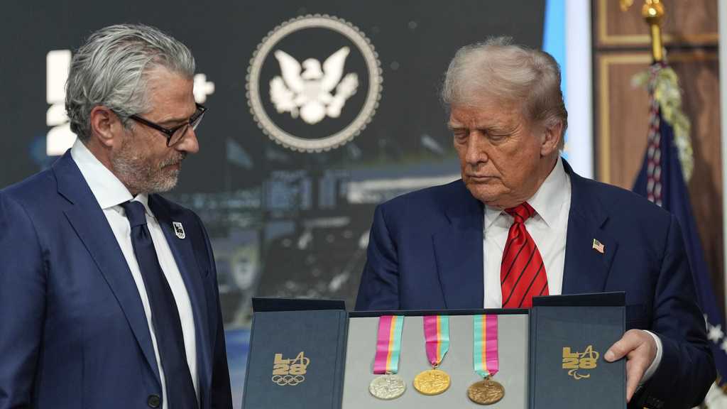Trump signs order to create 2028 Los Angeles Olympics task force