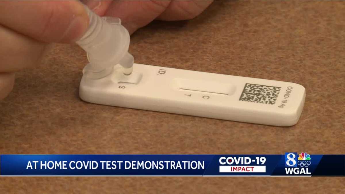 Nurse explains how to take at-home COVID-19 test