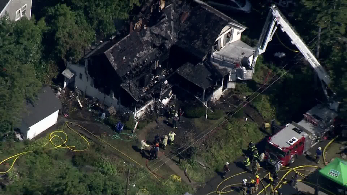 1 dead after fire rips through 2-story central Massachusetts home