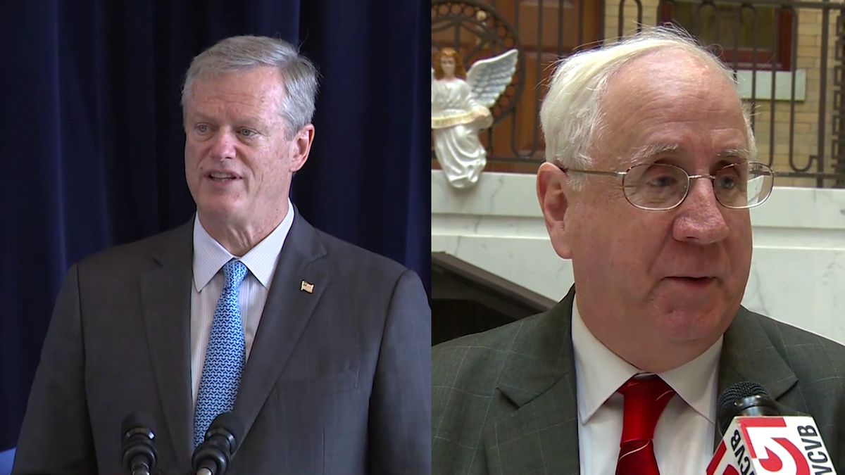 Gov. Baker at odds with Mass. GOP chair Jim Lyons
