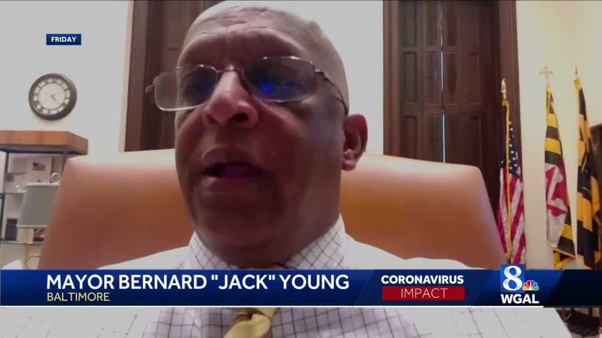 BALTIMORE MAYOR Jack Young criticizes President Trump's planned visit