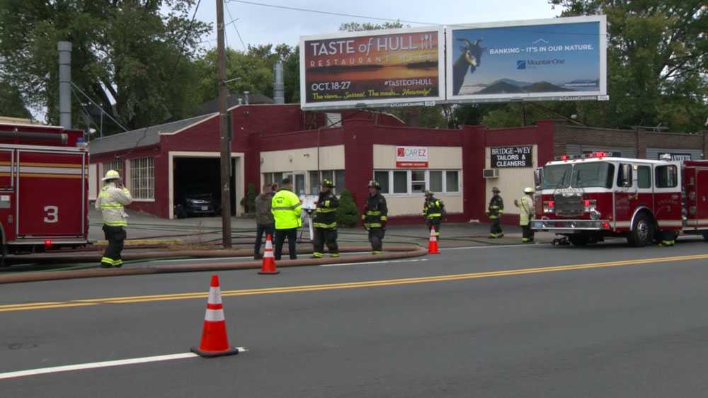 2-alarm basement fire causes extensive damage to Weymouth businesses