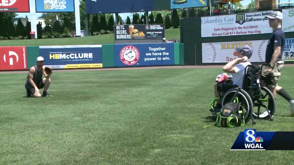 People with disabilities play baseball with York, Lancaster pro teams